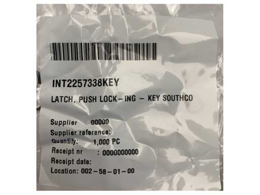 Southco push lock latch key set | Troostwijk Auctions
