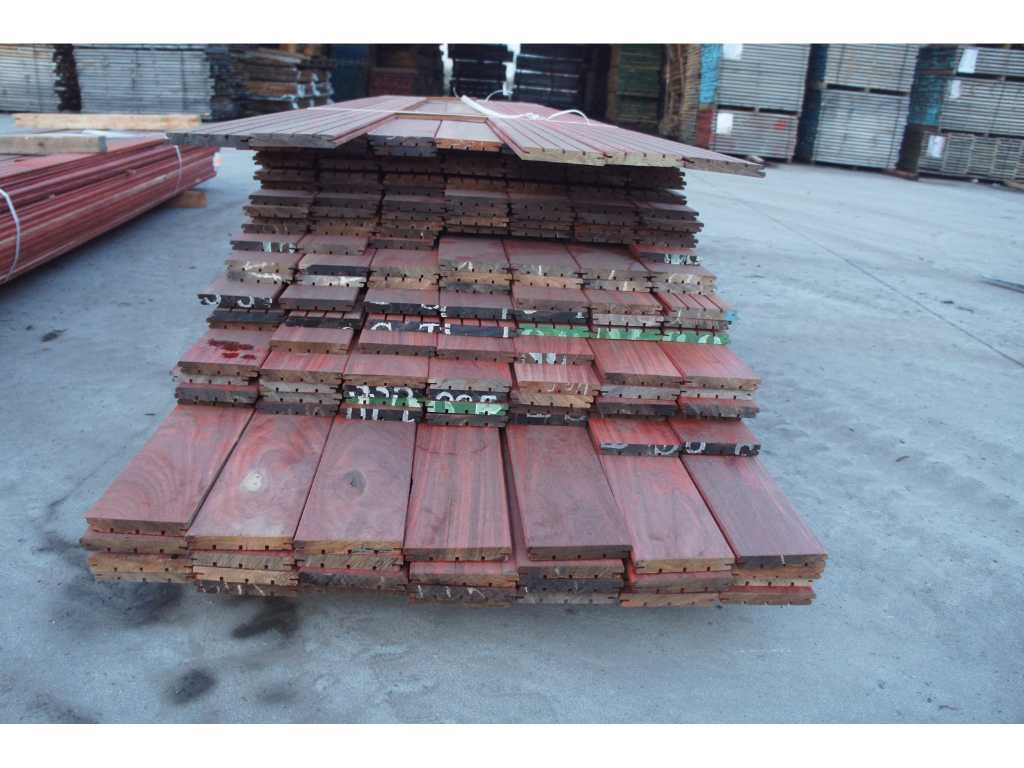 94,31 m² Padouk terrasplanken bfix