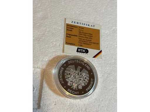 Special commemorative coin for the German 10 Euro coins • Franz Kafka ...