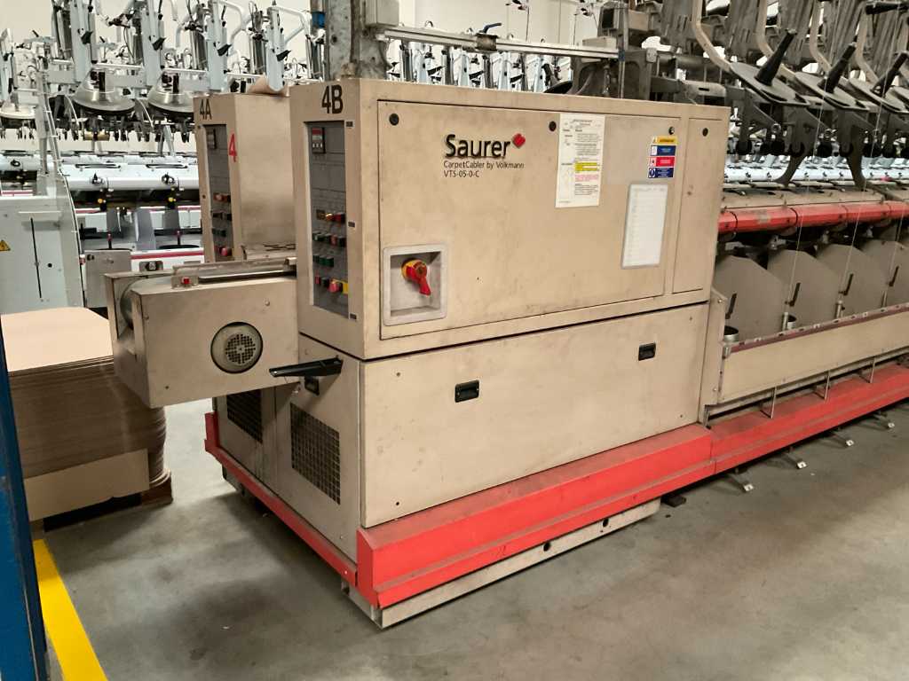 2000 Saurer Volkmann CarpetCabler VTS-05-0-C 5.03 Twine Machine ...