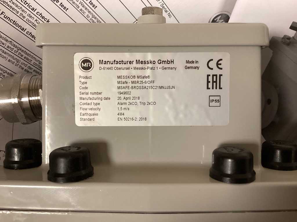 Messko Msafe Gas Sampler Troostwijk Auctions
