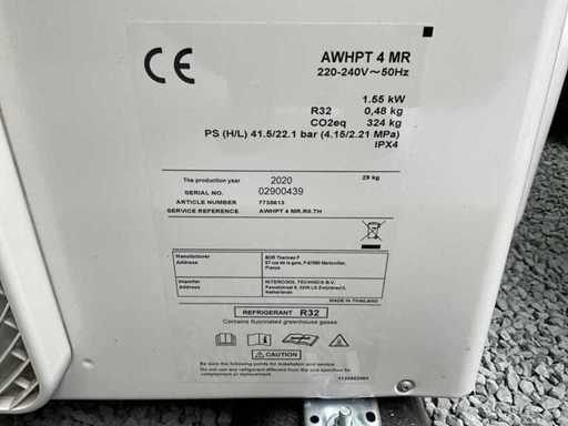 Remeha Elga Ace lucht-water warmtepomp split-systeem 4kW | Troostwijk ...
