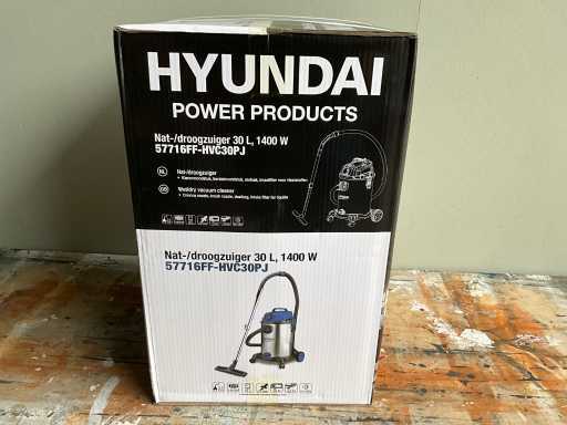Hyundai 1400 watt Industrial vacuum cleaner wet\dry | Troostwijk Auctions