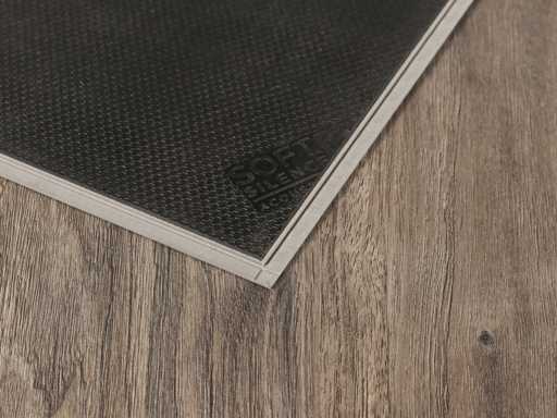 106 m2 PVC click plank with XPS underlay - 1220 x 181 x 4.4 mm ...