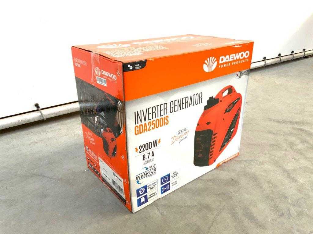 Daewoo - GDA2500IS - Inverter generator 2200W 8.7A - 2023 | Troostwijk ...