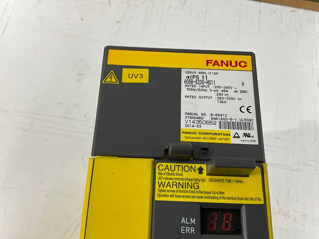2014 Fanuc A06B-6200–H011 Servo Amplifier | Troostwijk Auctions