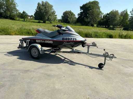 2000 Bombardier Seadoo Watercraft with trailer