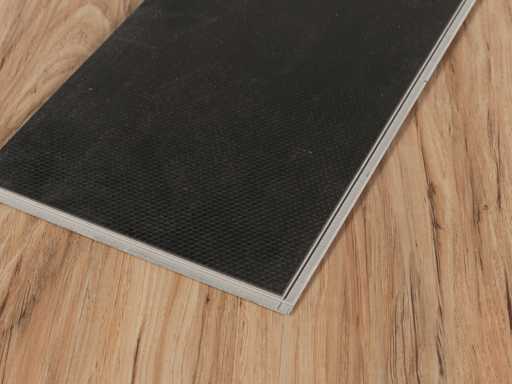 123 m2 PVC click plank with XPS underlay - 1220 x 181 x 4.4 mm ...