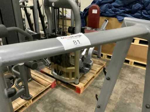 Gym80 8 pair barbell rack Power station | Troostwijk Auctions