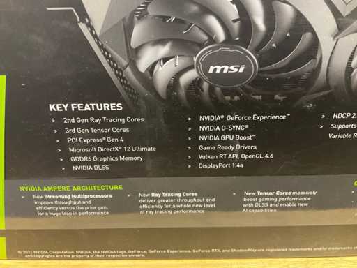 MSI Nvidia Geforce RTX 3050 Video Card | Troostwijk Auctions