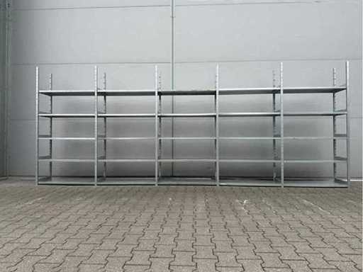 GS Shelf Rack 20m length 60x210cm | Troostwijk Auctions