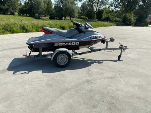2000 Bombardier Seadoo Watercraft with trailer