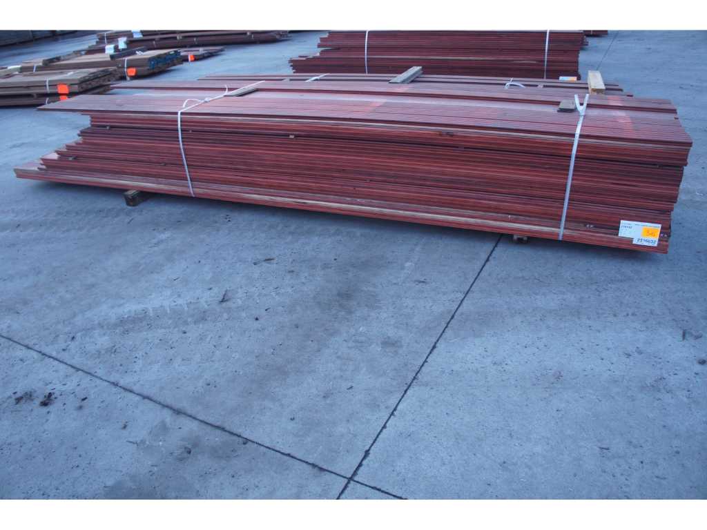 94,31 m² Padouk terrasplanken bfix