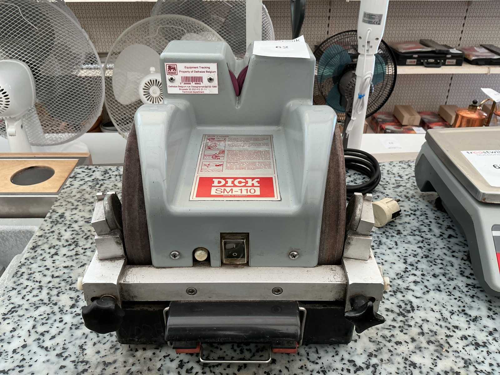 Dick SM-110 Knife Sharpener with Water-Cooled Grinding Wheels