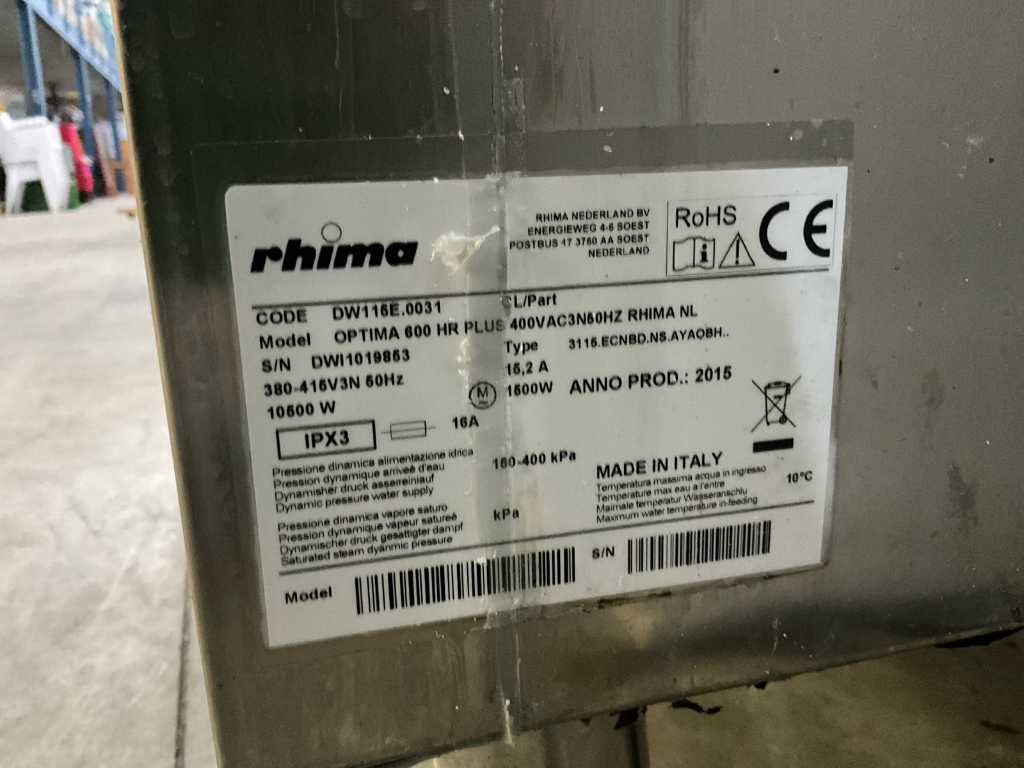 2015 Rhima optima 600 dishwasher | Troostwijk Auctions