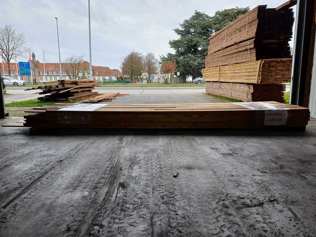 Poutres en bois dur - 42.0 m²