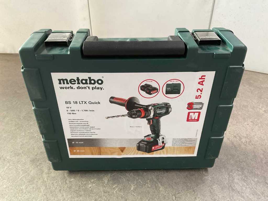 Metabo - BS 18 LTX Impuls - Schroefboormachine | Troostwijk Auctions