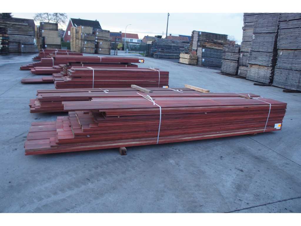 94,31 m² Padouk terrasplanken bfix