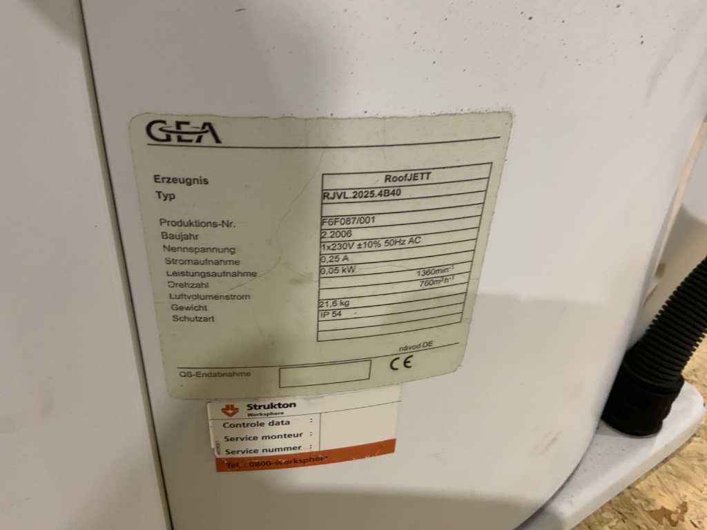 GEA RJVL.2025.4B40 Roof Fan | Troostwijk Auctions