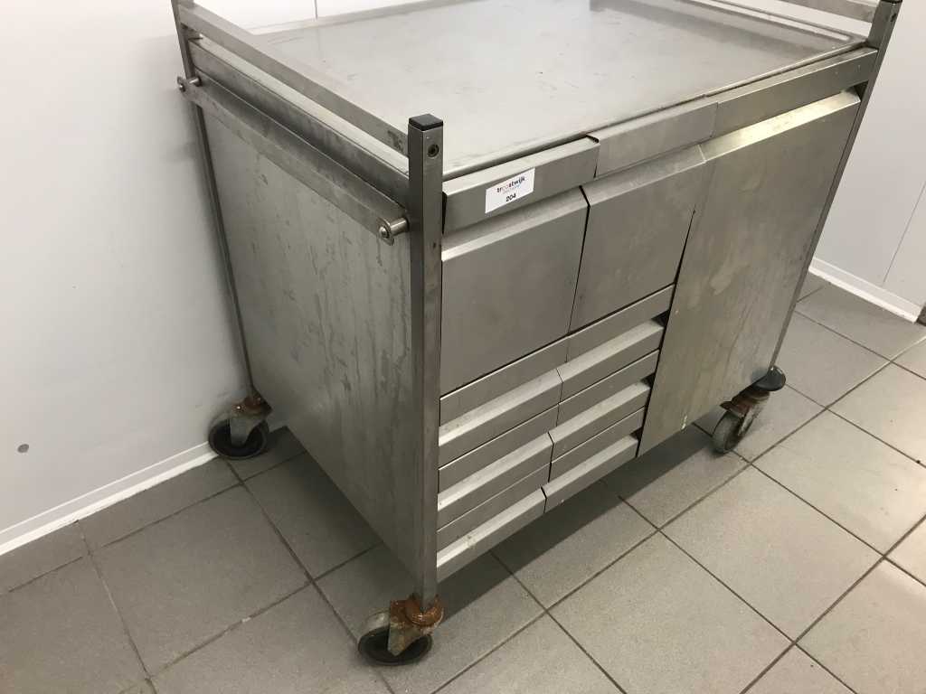 Raw materials trolley stainless steel | Troostwijk Auctions