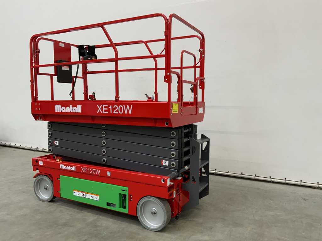 2023 Mantall XE120W Scissor Lift 12M | Troostwijk Auctions