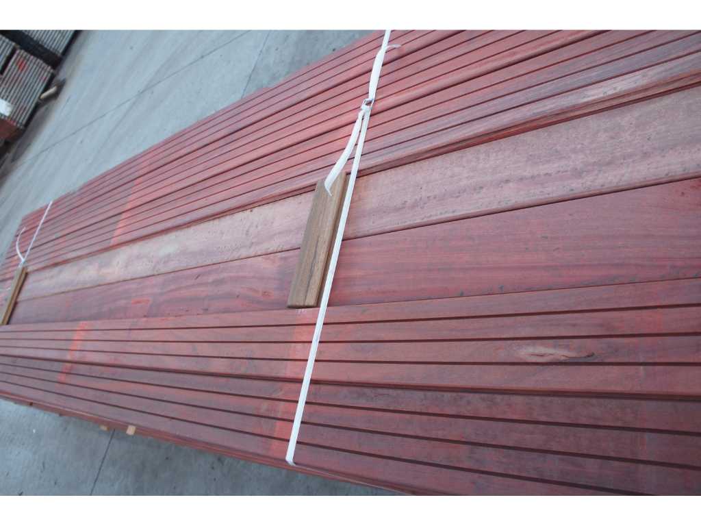 94,31 m² Padouk terrasplanken bfix