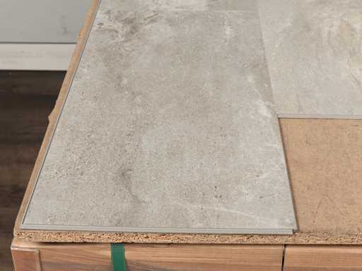 133 m2 PVC click tile with XPS underlay - 610 x 305 x 4.4 mm ...